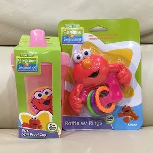 Sesame Street | Other | New Sesame Street Elmo Spill Proof Sippy Cup ...